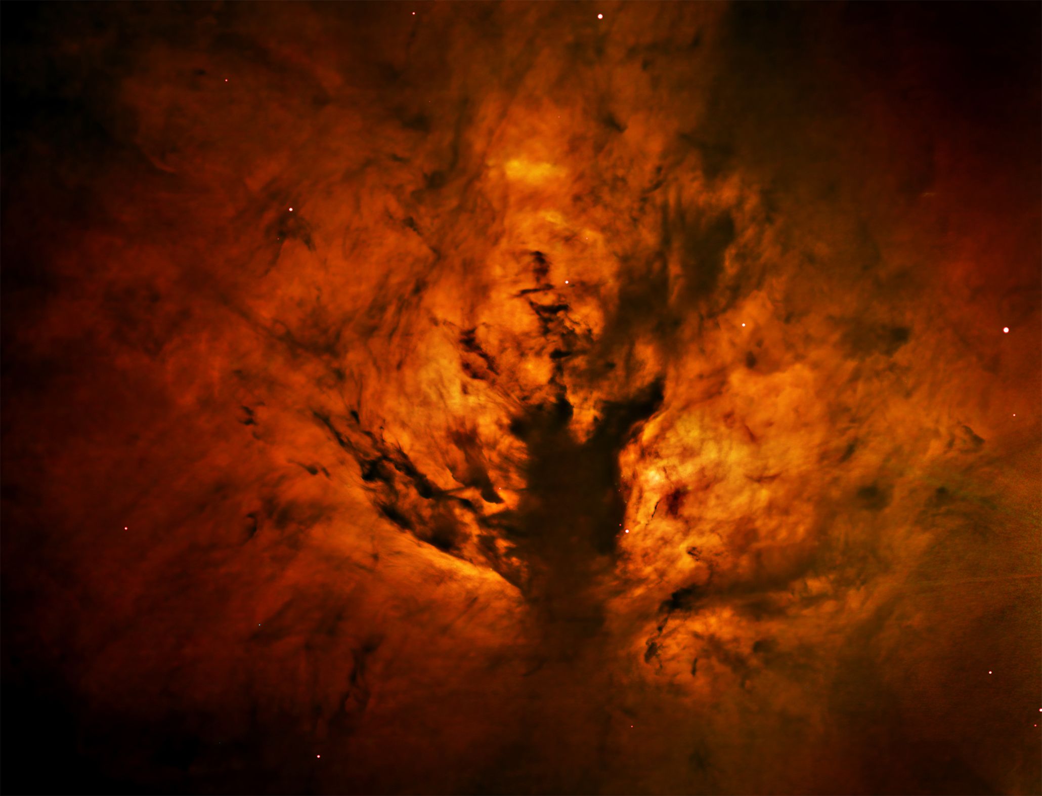 Flame Nebula | Telescope Live